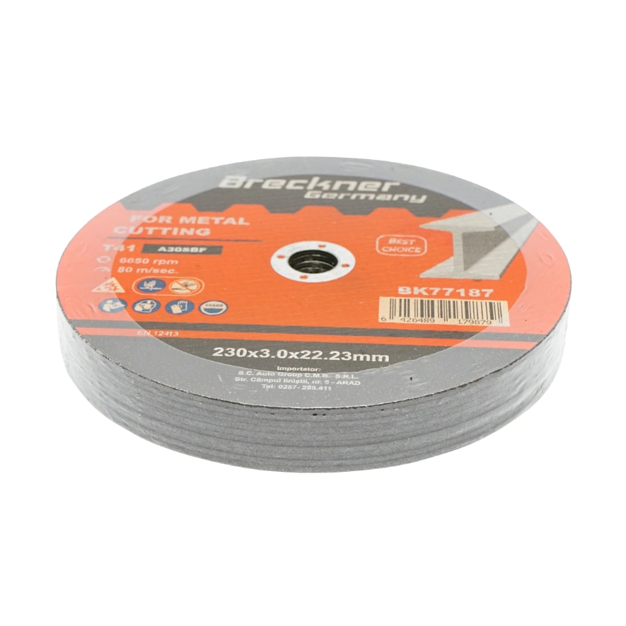 Panza disc flex pentru taiat si polizat metal T41 230x3.0x22mm - eMAG.ro