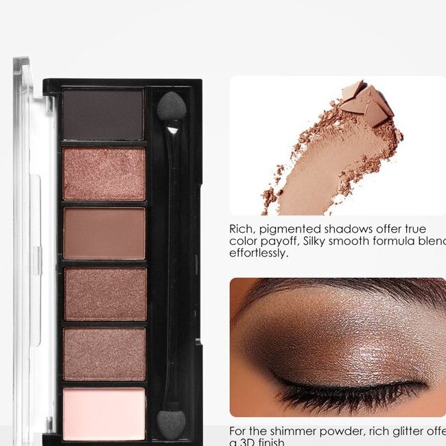 Палитра за очи, Focallure, Eyeshadow, 6 цвята - eMAG.bg