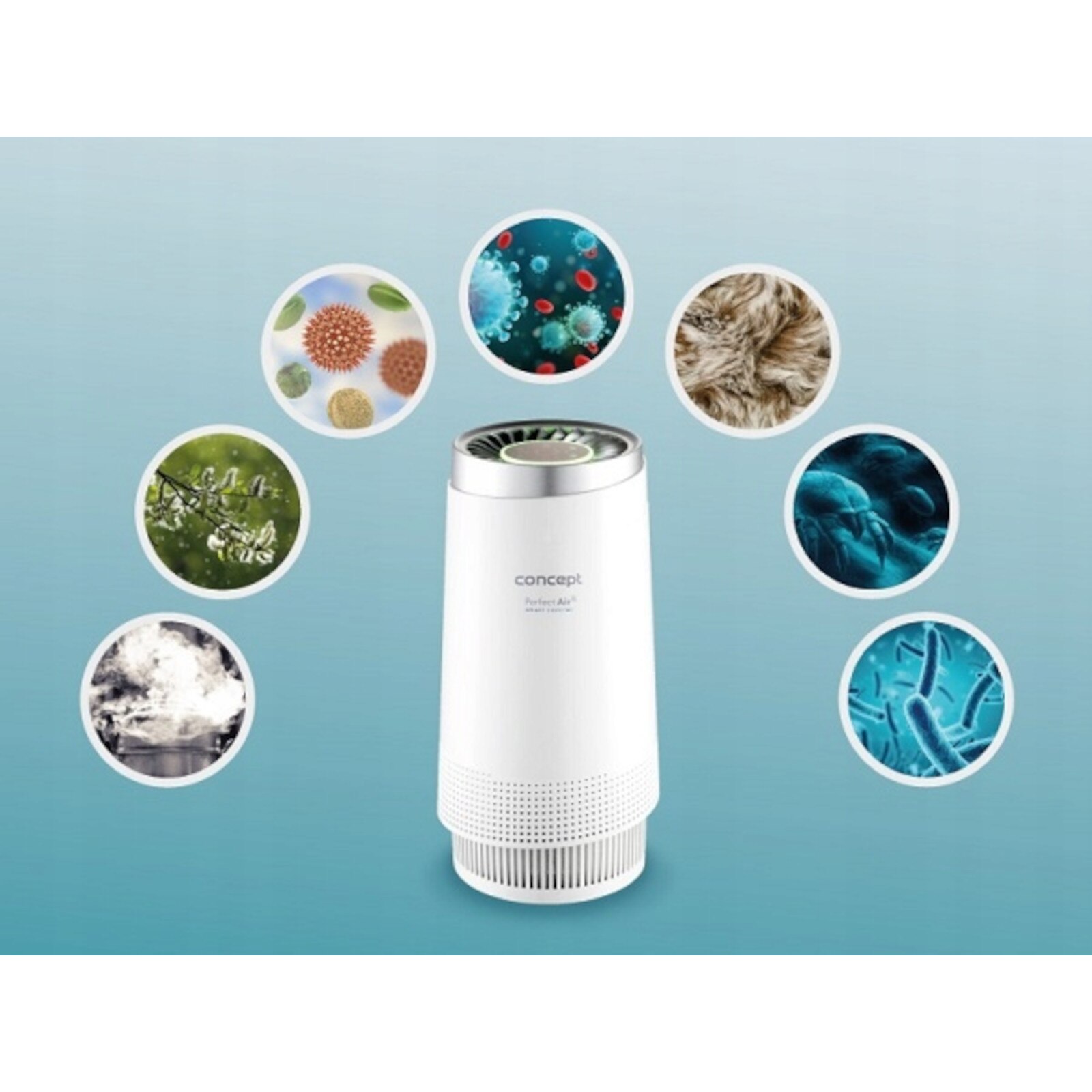 Purificator de aer Concept, CA1010, Perfect Air Smart - eMAG.ro