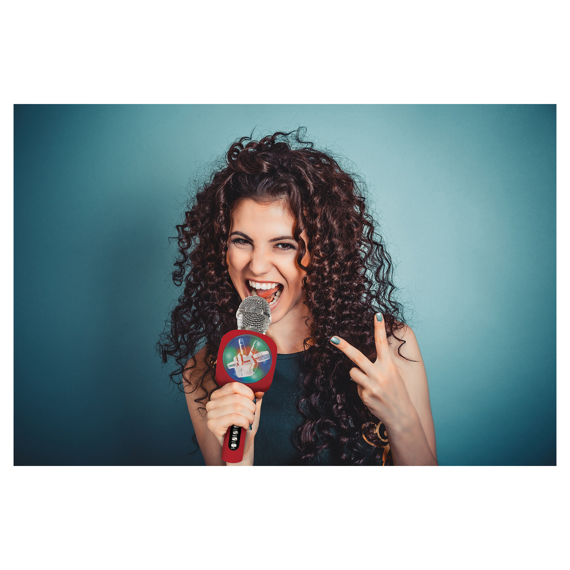 Microfonul The Voice, Lexibook, Difuzor, 3ani+, Rosu - eMAG.ro