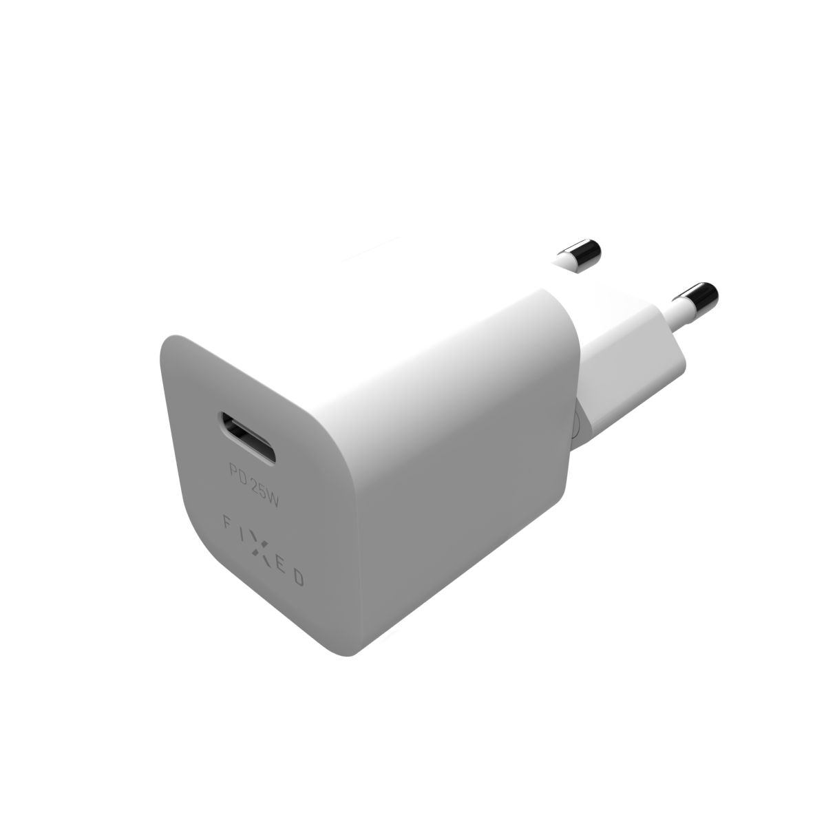 Incarcator FIXED Mini USB-C Travel Charger 25W, Alb - eMAG.ro