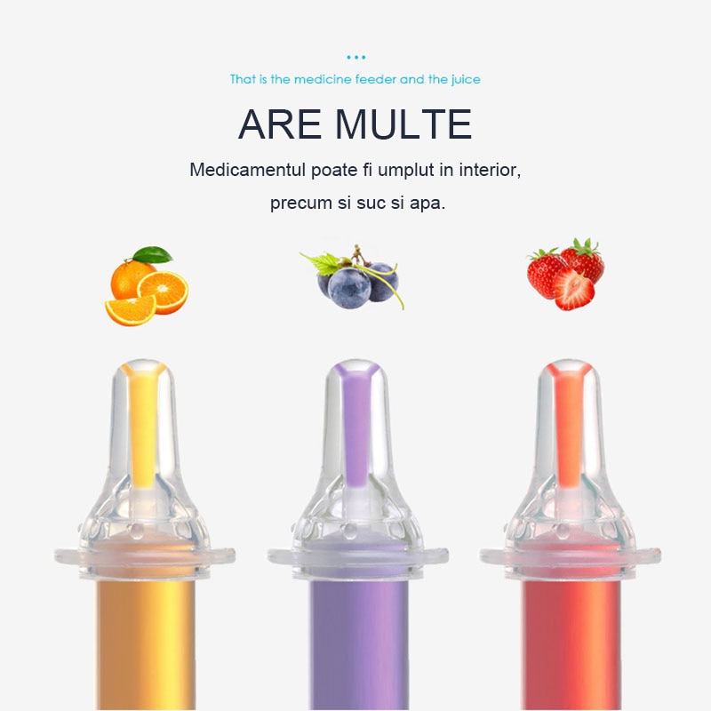 Dozator medicamente copii, Senmase, Polipropilena, Albastru - eMAG.ro