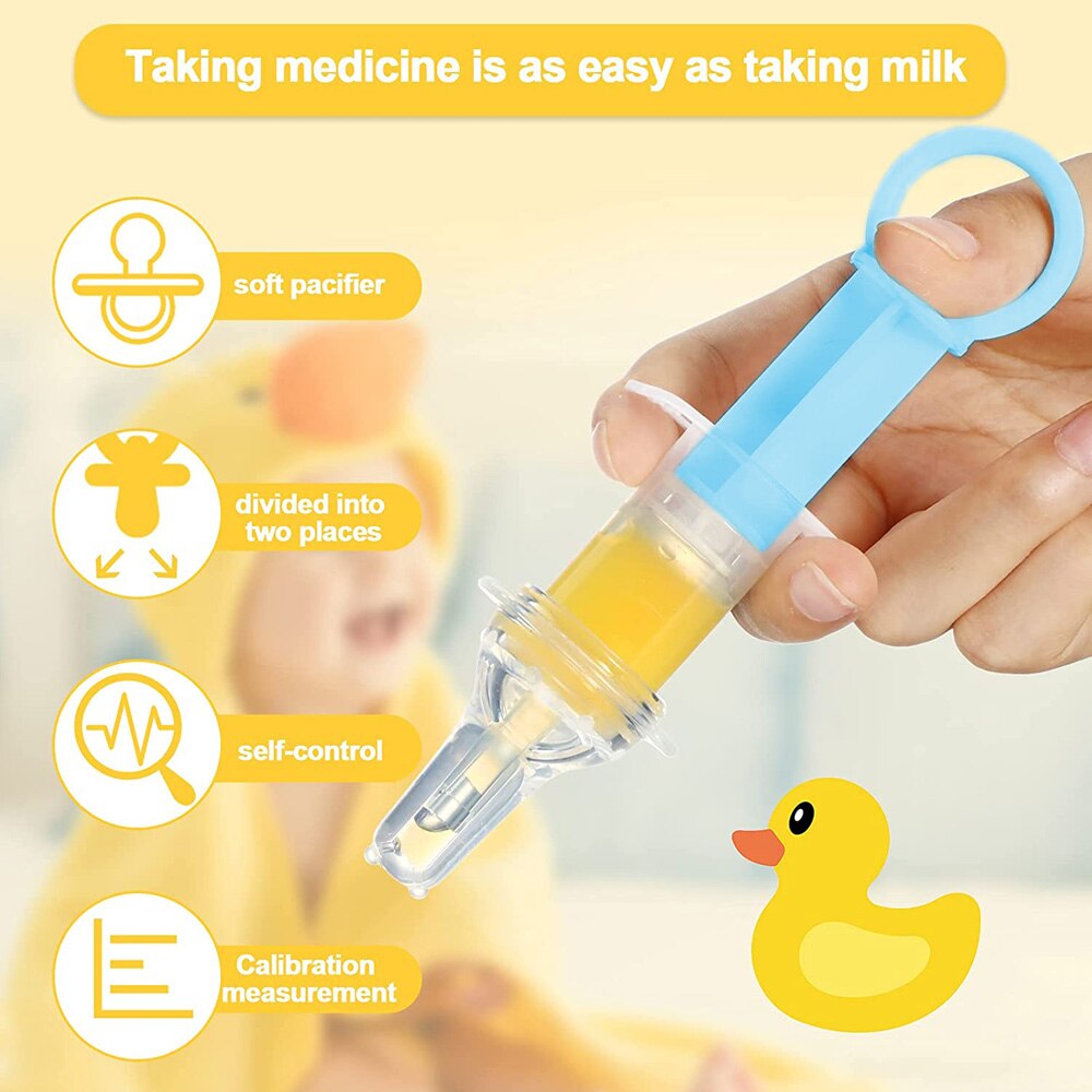 Dozator medicamente copii, Senmase, Polipropilena, Albastru - eMAG.ro