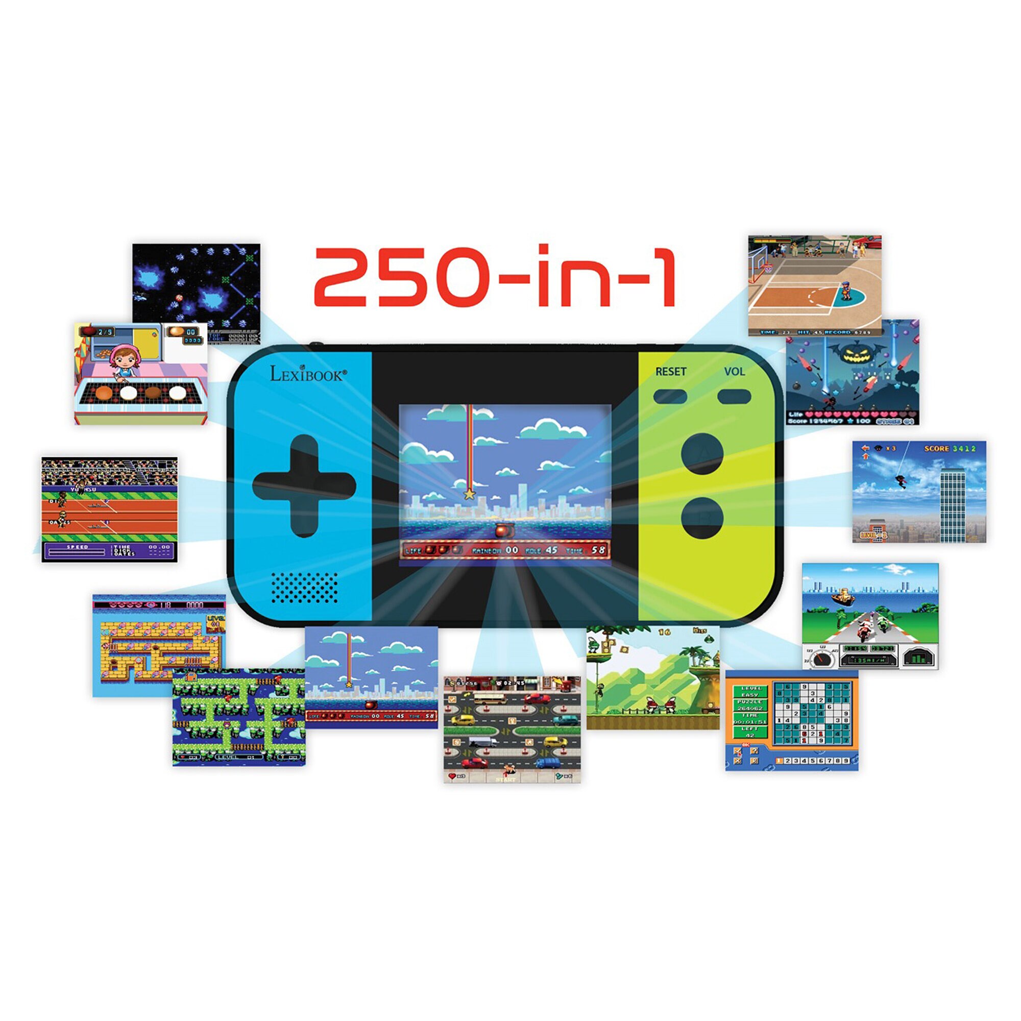 Consola Cyber Arcade, Lexibook, 3ani+, Multicolor - eMAG.ro