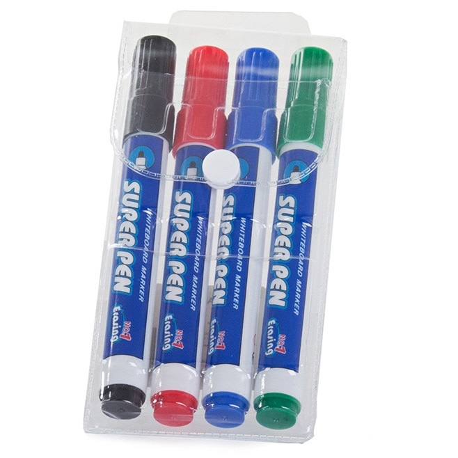 Set 4 markere pentru tabla magnetica whiteboard CLASStitude, uscare ...