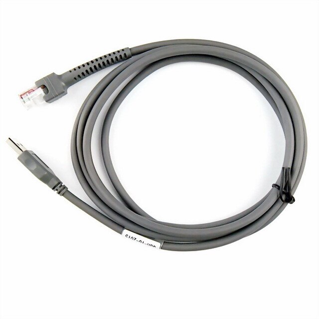 Cititor coduri de bare laser 1D model Zebra LS1203 - kit USB cablu ...