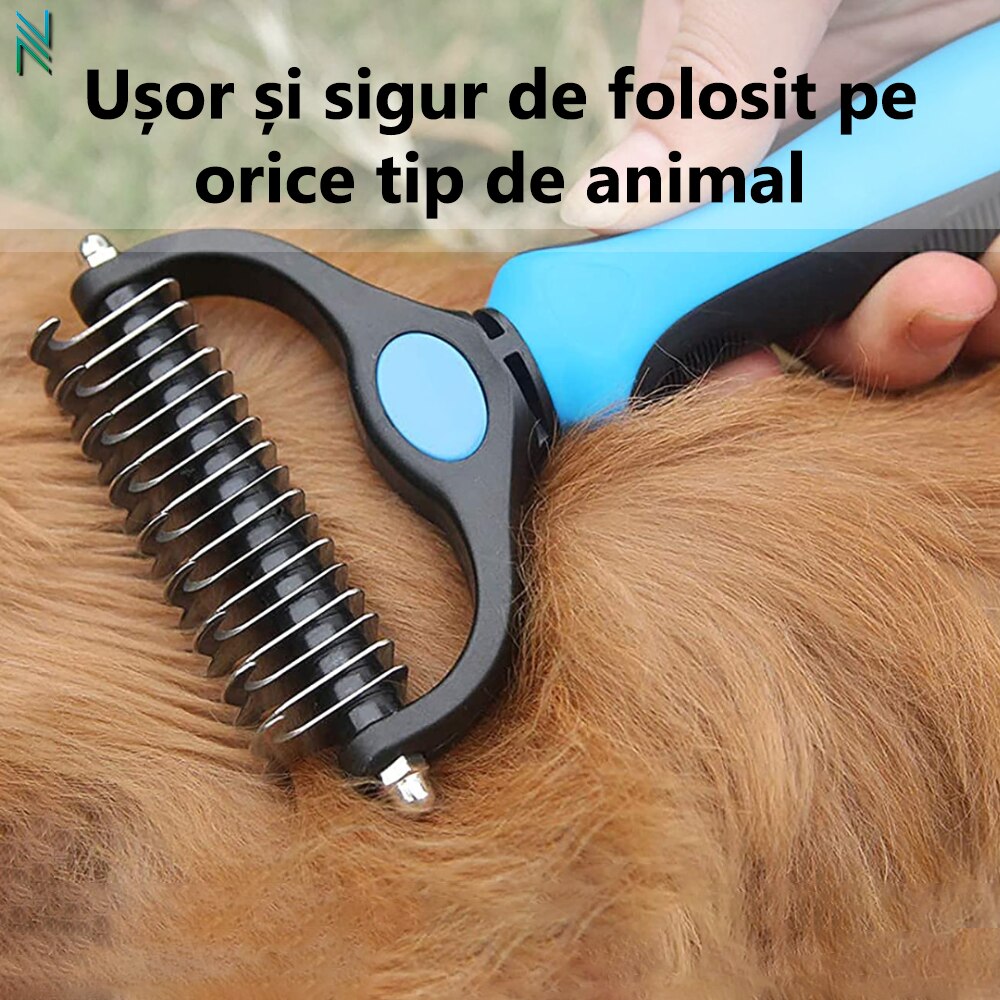 Четка за коса за кучета, котки, животни, NIMOX®, Tesala и тример четка ...