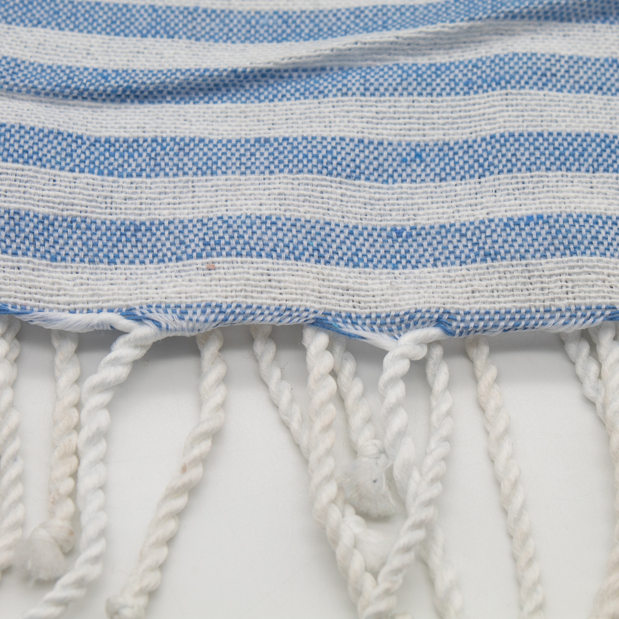 Prosop subtire spa/plaja, 90x180 cm, 100% bumbac, greutate 275g, model scoici, culoare bleo ...