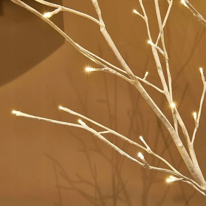 Pom Decorativ Luminos Craciun, Alb, Led, 60 cm - eMAG.ro