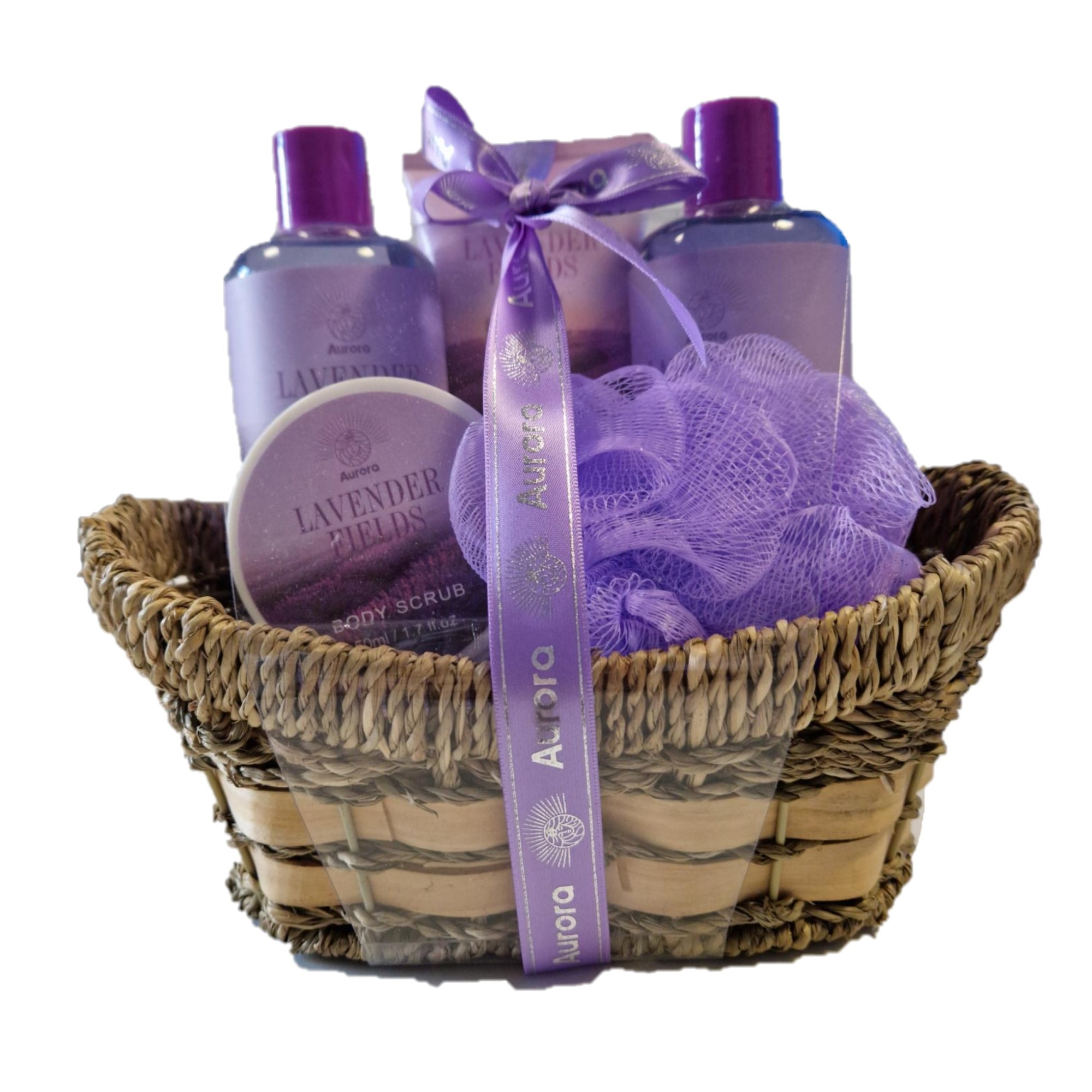 Set pentru ingrijire corp Aurora Lavender Fields, Gel de dus 300 ml ...