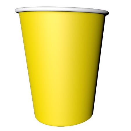 Set 8 Pahare Petrecere, 220/240ml, Galben Pastel, PL5558 - eMAG.ro