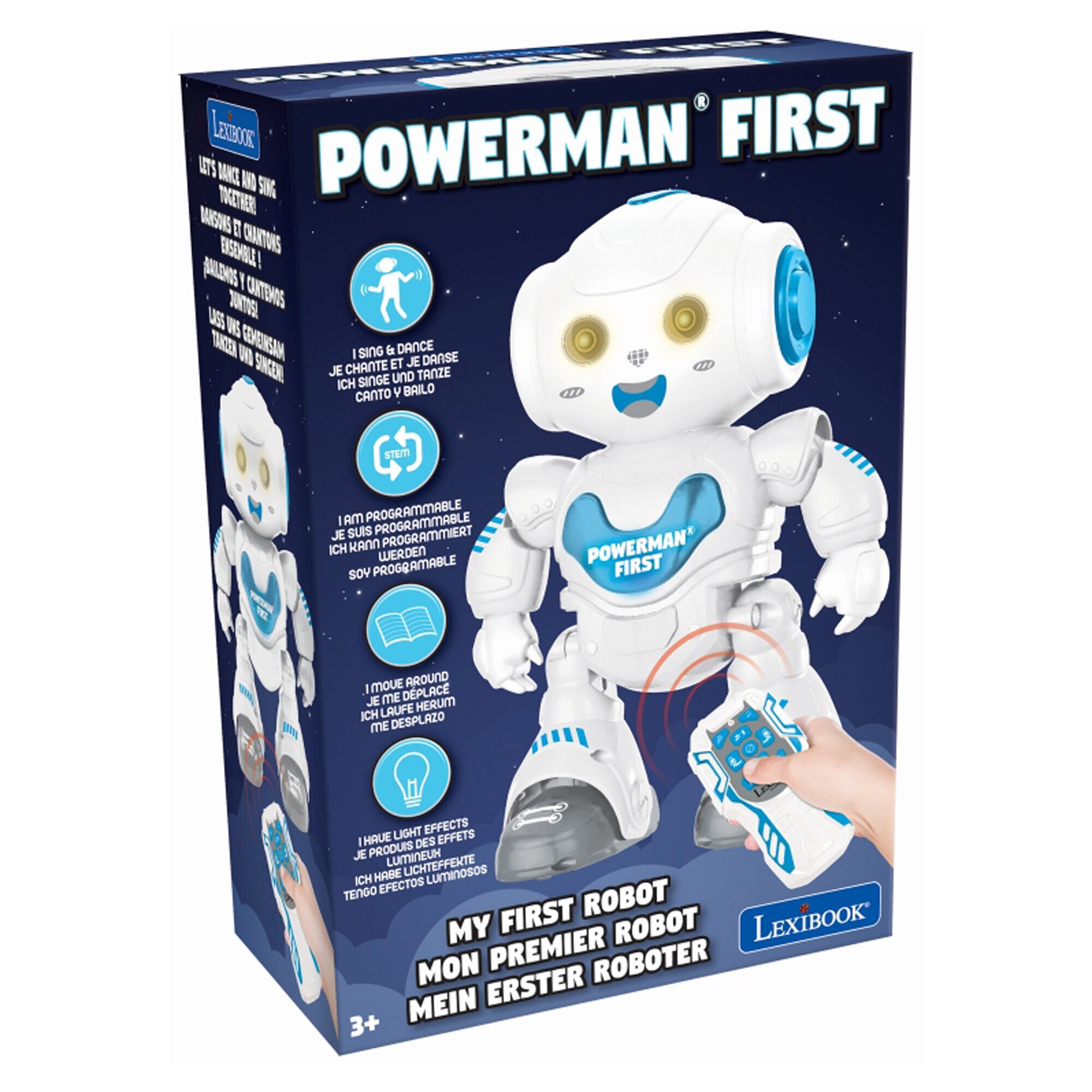 Robot Powerman First STEM, Lexibook, Звук, светлинен ефект, 3 години ...
