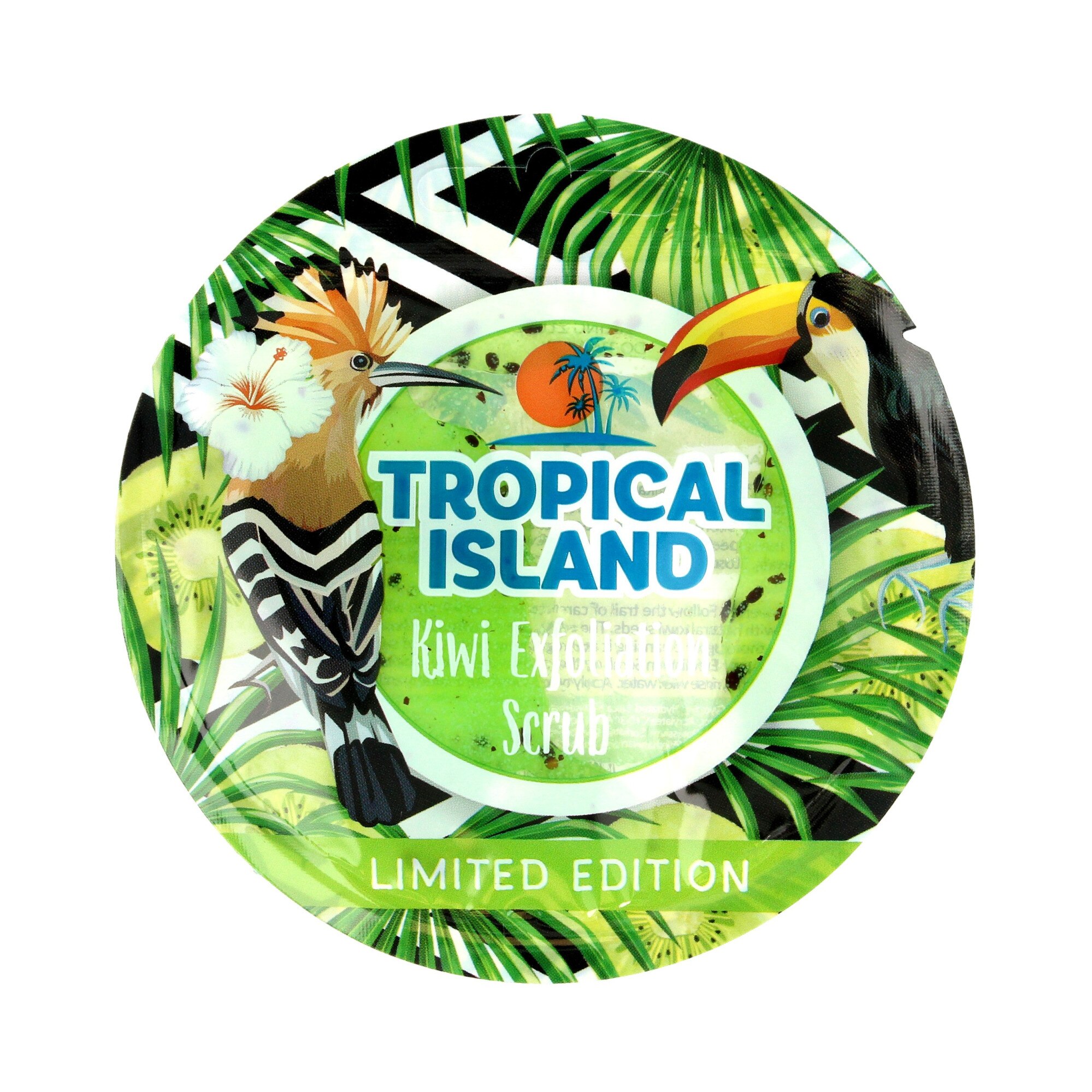 Scrub pentru fata, Marion, Tropical Island, Kiwi, Acizi AHA, 10g - eMAG.ro