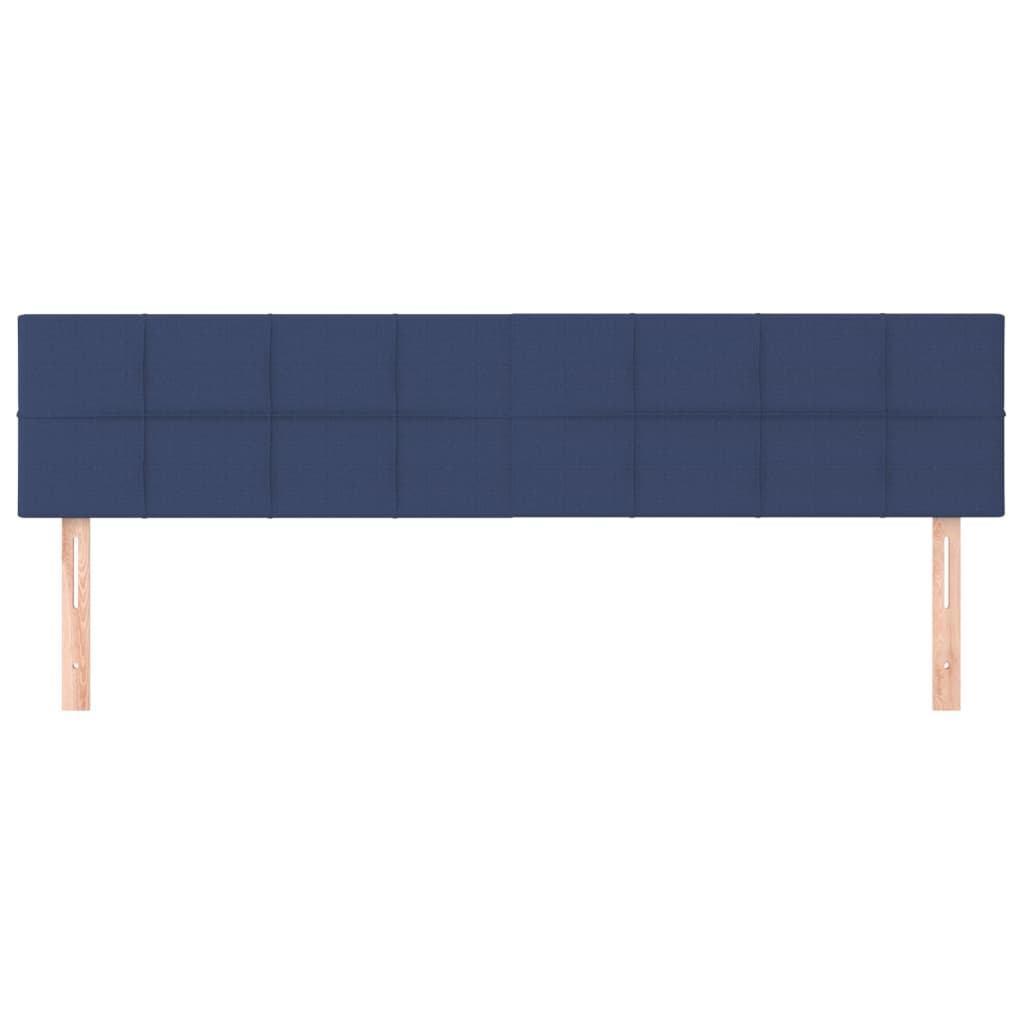 Tablii de pat, 2 buc, albastru, 100x5x78/88 cm, textil, 11,2kg - 346094 ...