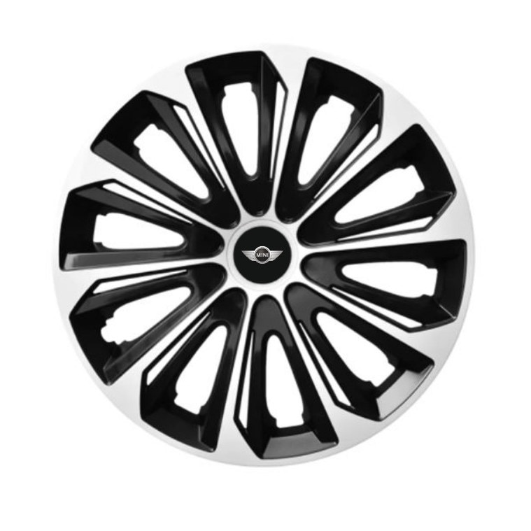 Комплект от 4 изключително здрави сребърни капачки R15 за автомобилната ...