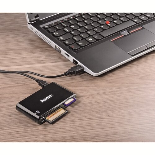 Card reader Hama All in One, USB 2.0, Black - eMAG.ro