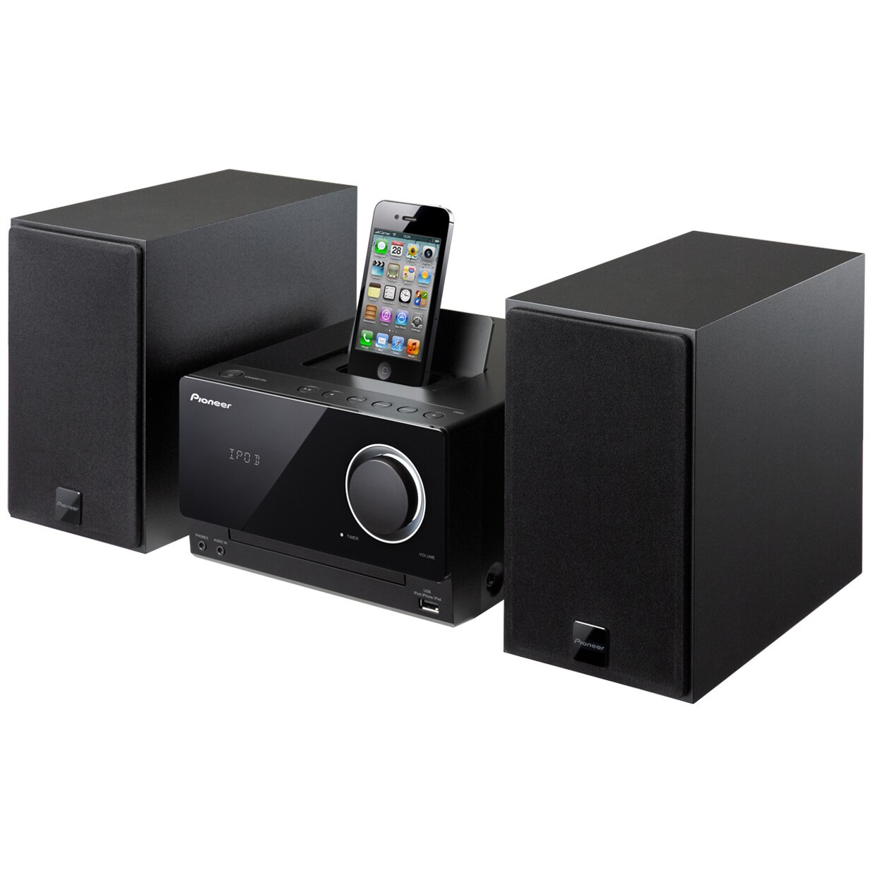 Мини аудио система Pioneer X-CM31-K, CD Player, Docking, tuner FM, USB ...