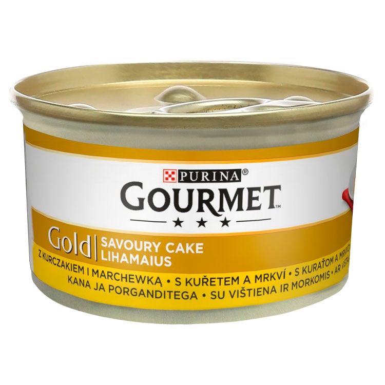 Hrana pisici Gourmet Gold Savory, Nestle, Pui, 85g - eMAG.ro