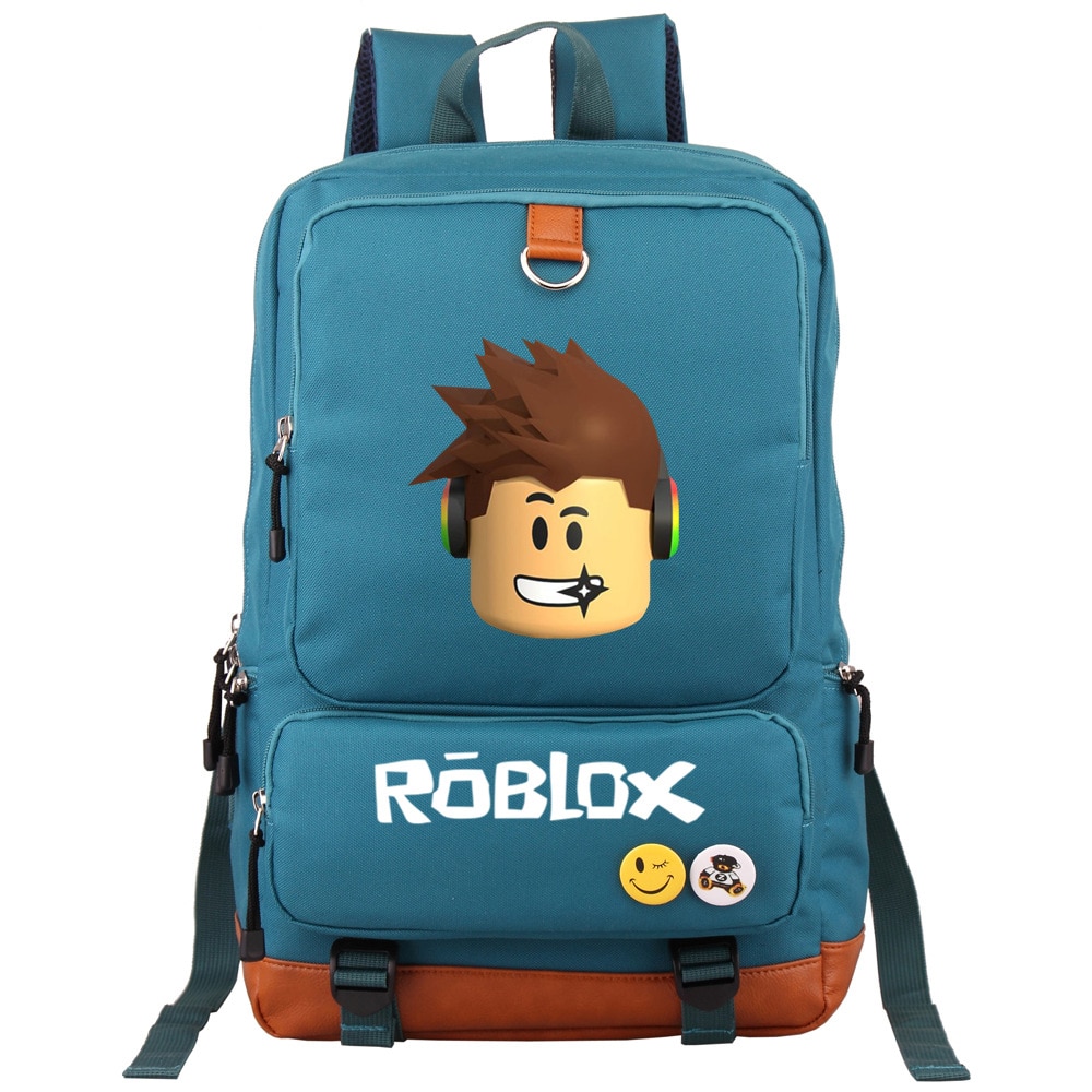 Roblox játék hátizsák, Nylon/vászon, 29 x 13 x 44 cm, Többszínű - eMAG.hu