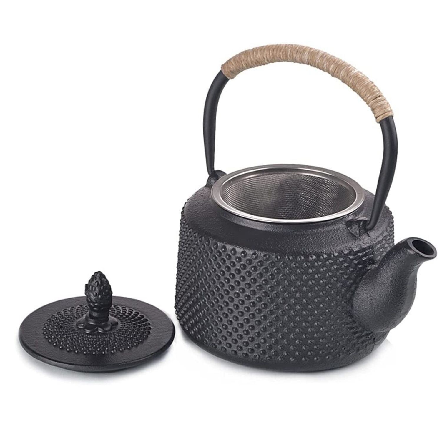 Ceainic din fonta cu infuzor metalic, Flora, 1000ml - eMAG.ro