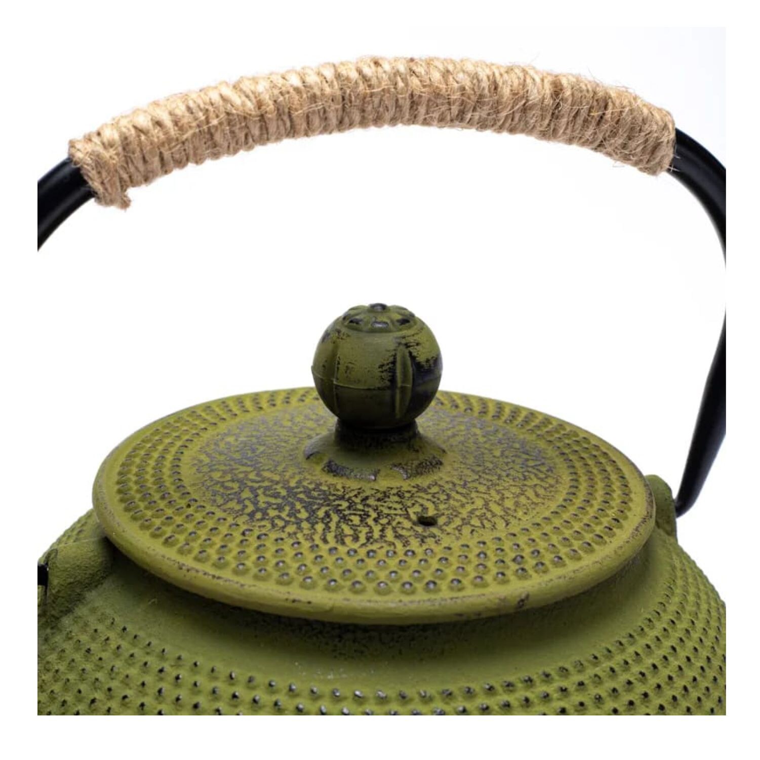 Ceainic din fonta cu infuzor metalic, Verde, 600ml - eMAG.ro