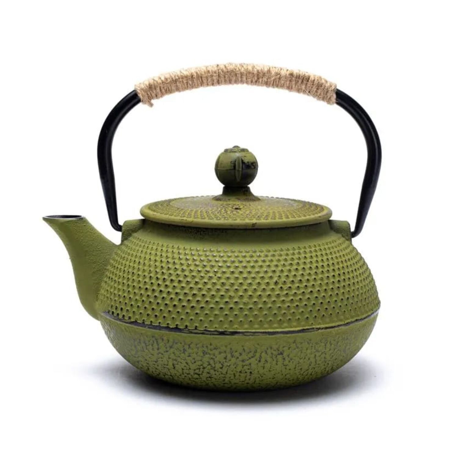 Ceainic din fonta cu infuzor metalic, Verde, 600ml - eMAG.ro