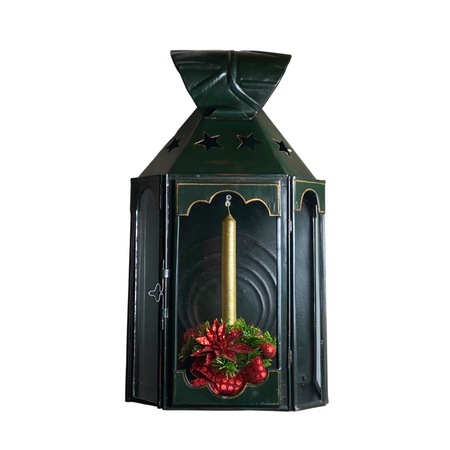 Felinar mare de exterior, metalic cu ferestre din sticla, model pentru ...