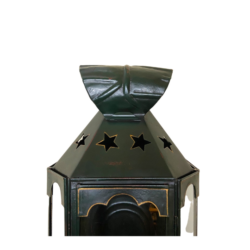 Felinar mare de exterior, metalic cu ferestre din sticla, model pentru ...