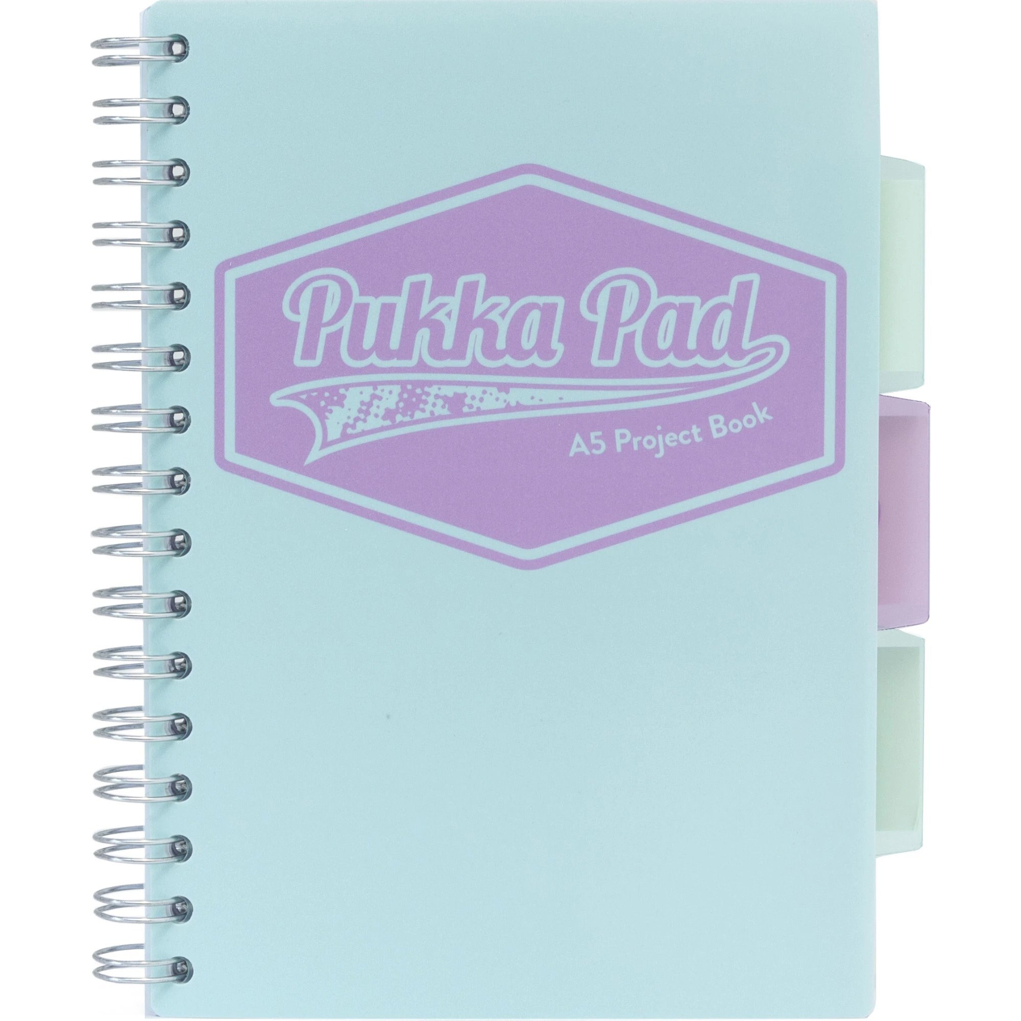 Caiet cu spirala si separatoare Pukka Pads Project Book Pastel, 100 ... Caiet cu spirala si separatoare Pukka Pads Project Book Pastel, 100 ...