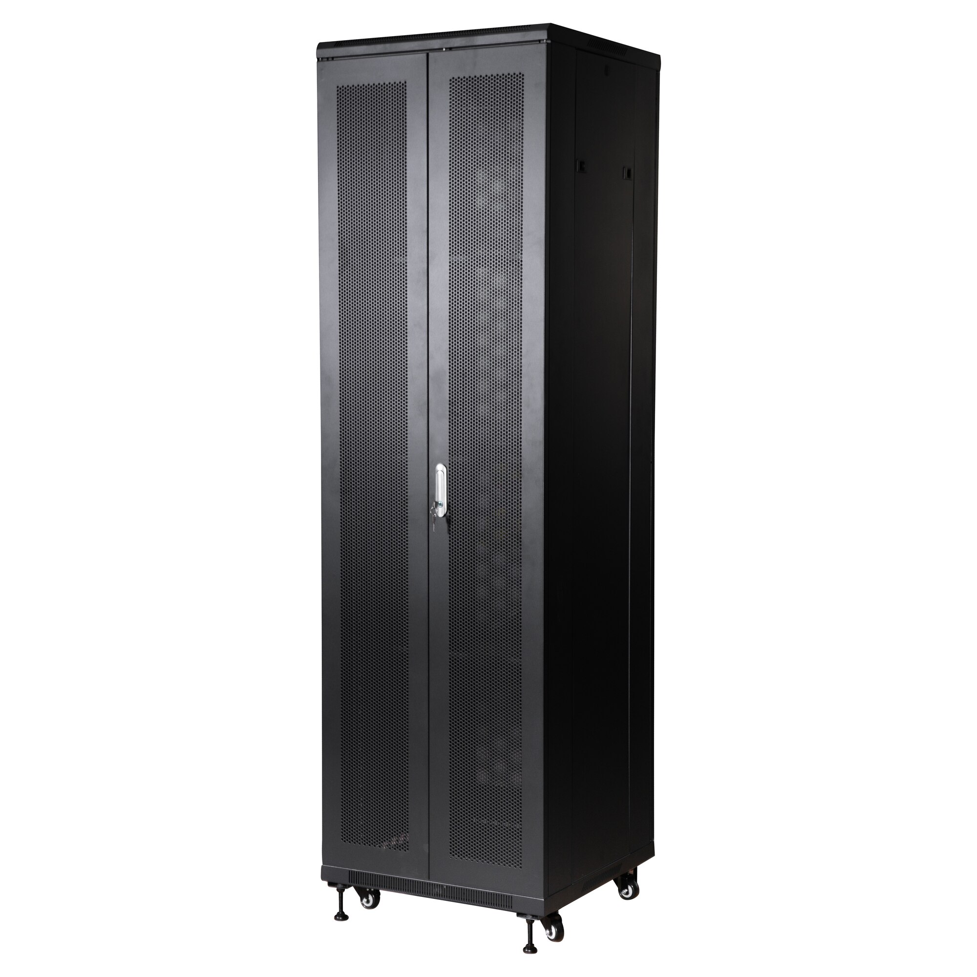 Rack DataLink 42U, 600x800 mm, montare pe podea, perforat, neasamblat ...