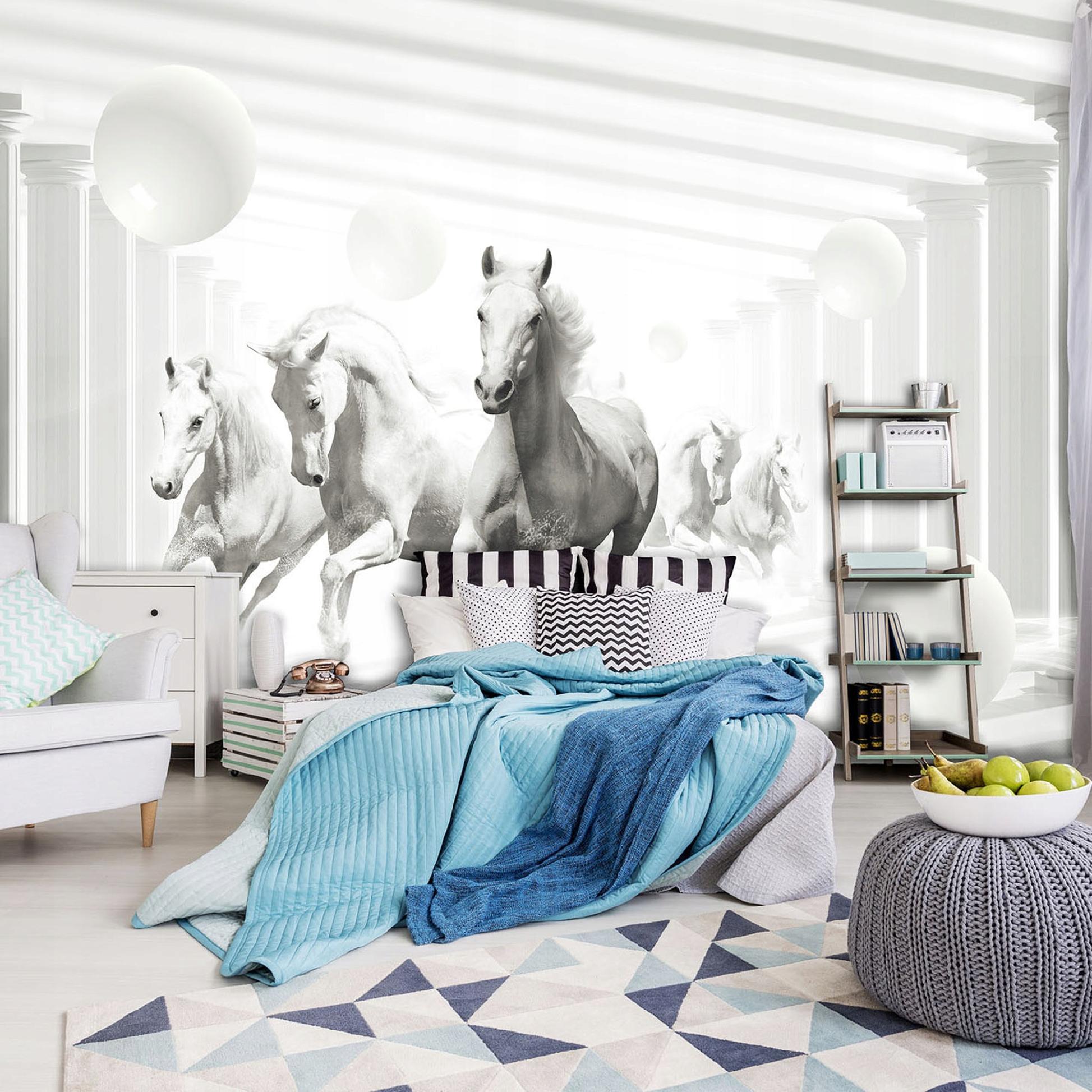 Fototapet 3D Cai Abstractie Animale 254x184 cm, Modern Vlies Tapet ...