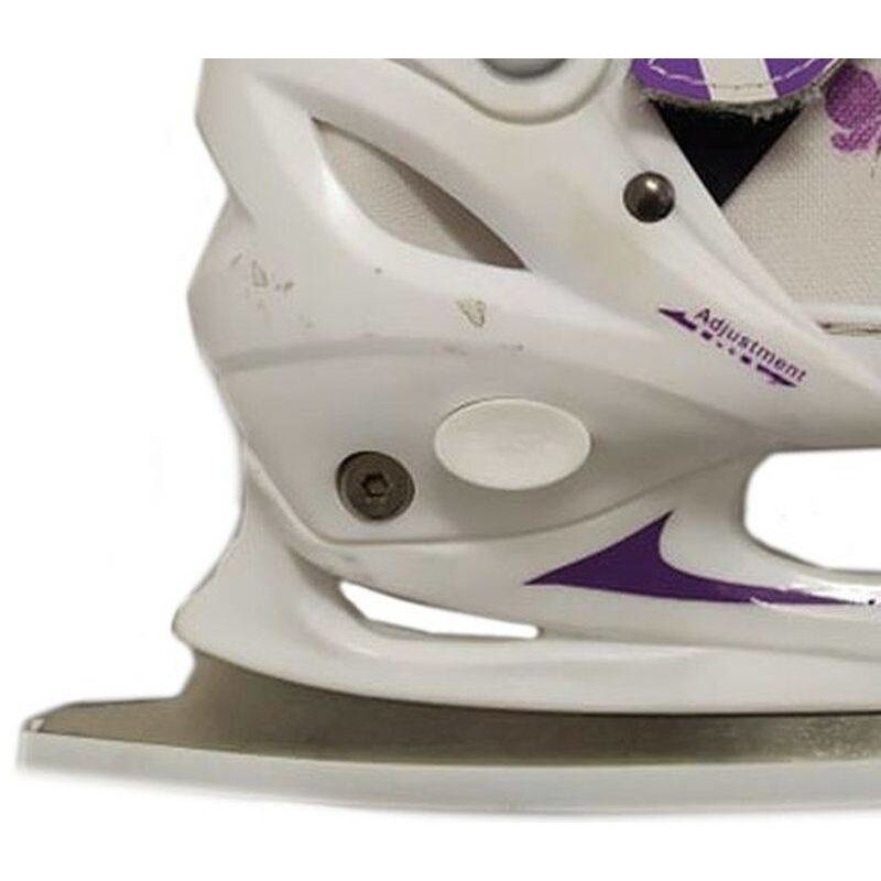 Patine artistice reglabile, SMJ, Otel inoxidabil/Plastic, 34-37, Alb ...