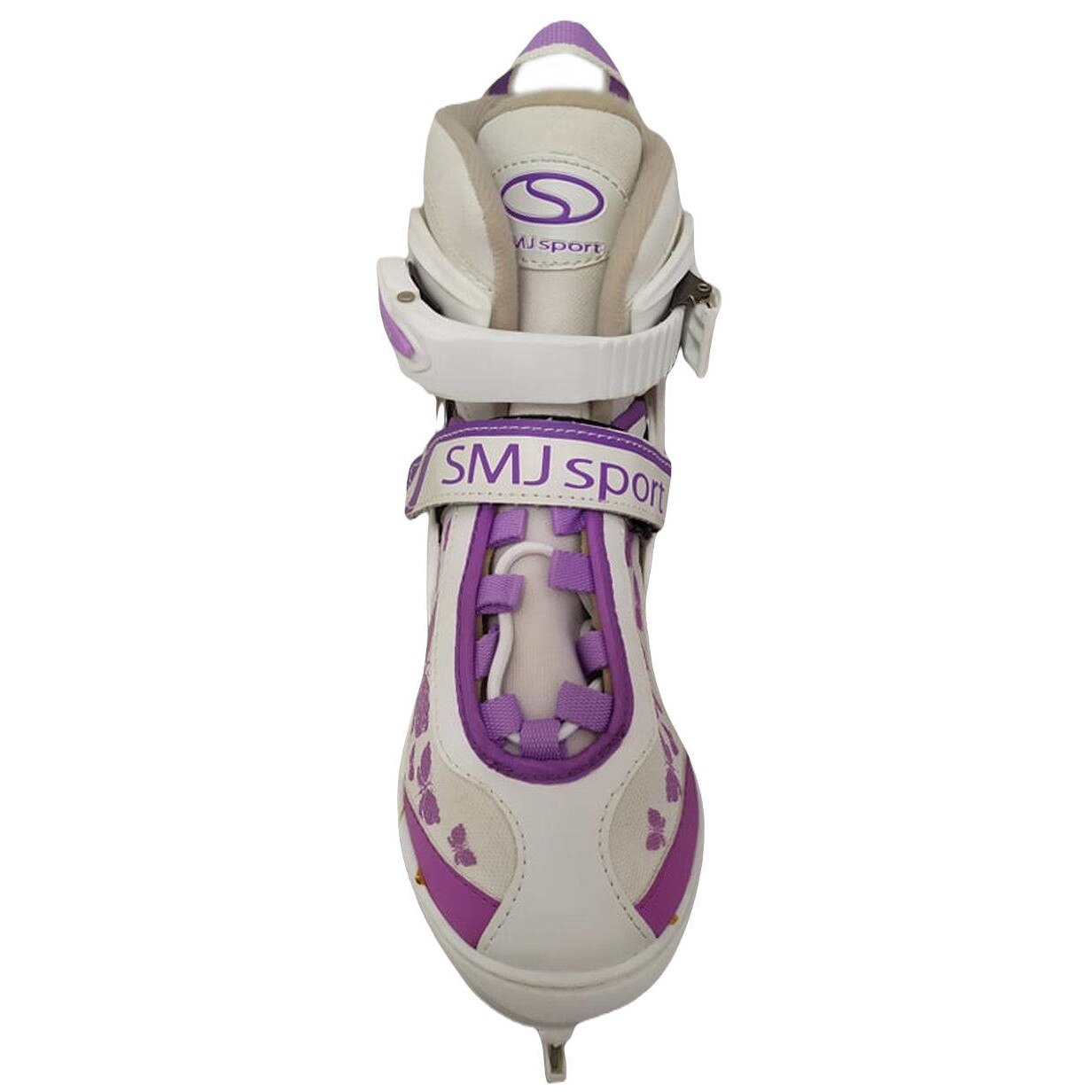 Patine artistice reglabile, SMJ, Otel inoxidabil/Plastic, 34-37, Alb ...