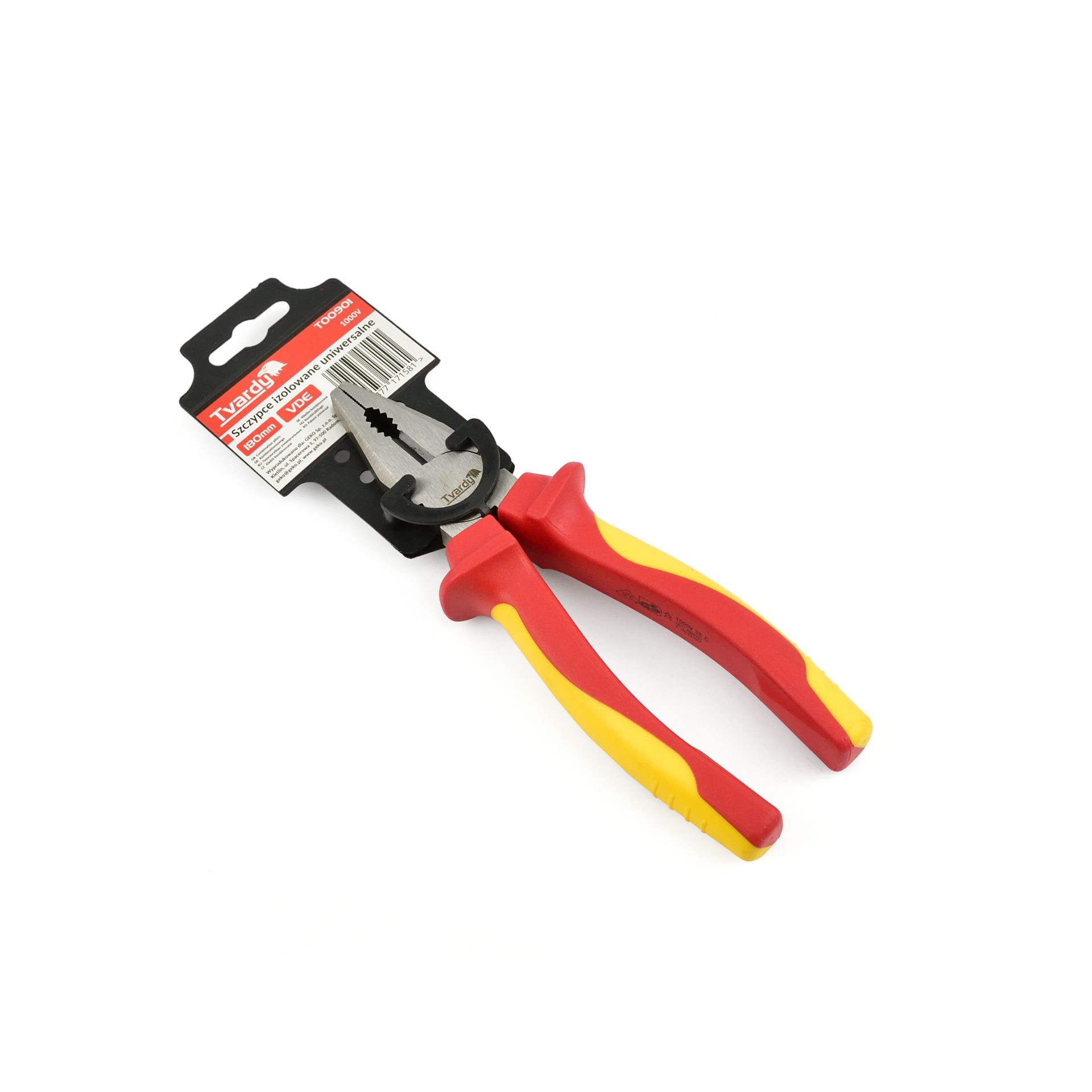 Cleste universal izolat, 180 mm, Tvardy T00901 - eMAG.ro