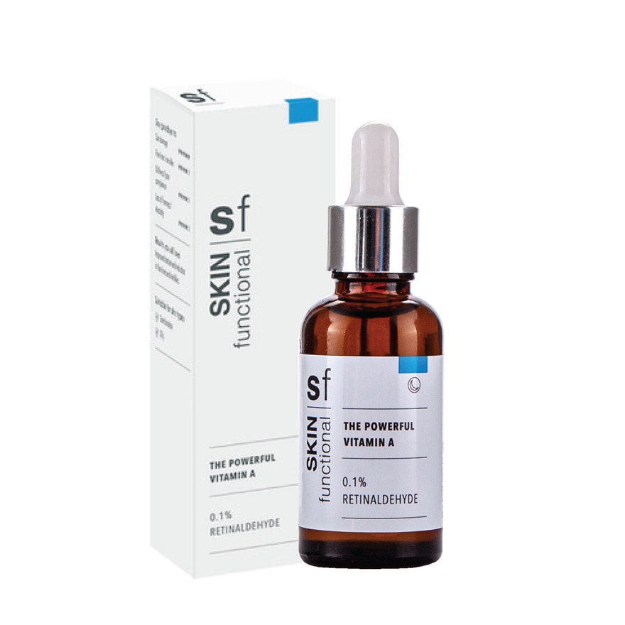 Ser Anti-Aging Skin Functional, Vitamina A cu 0,1% Retinaldehida, Efect ...