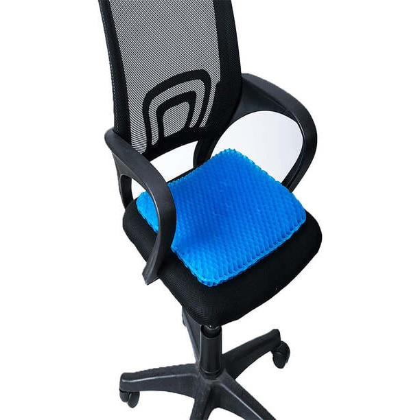 Perna FreshSit, pentru scaun, forma anatomica ergonomica, albastra ...