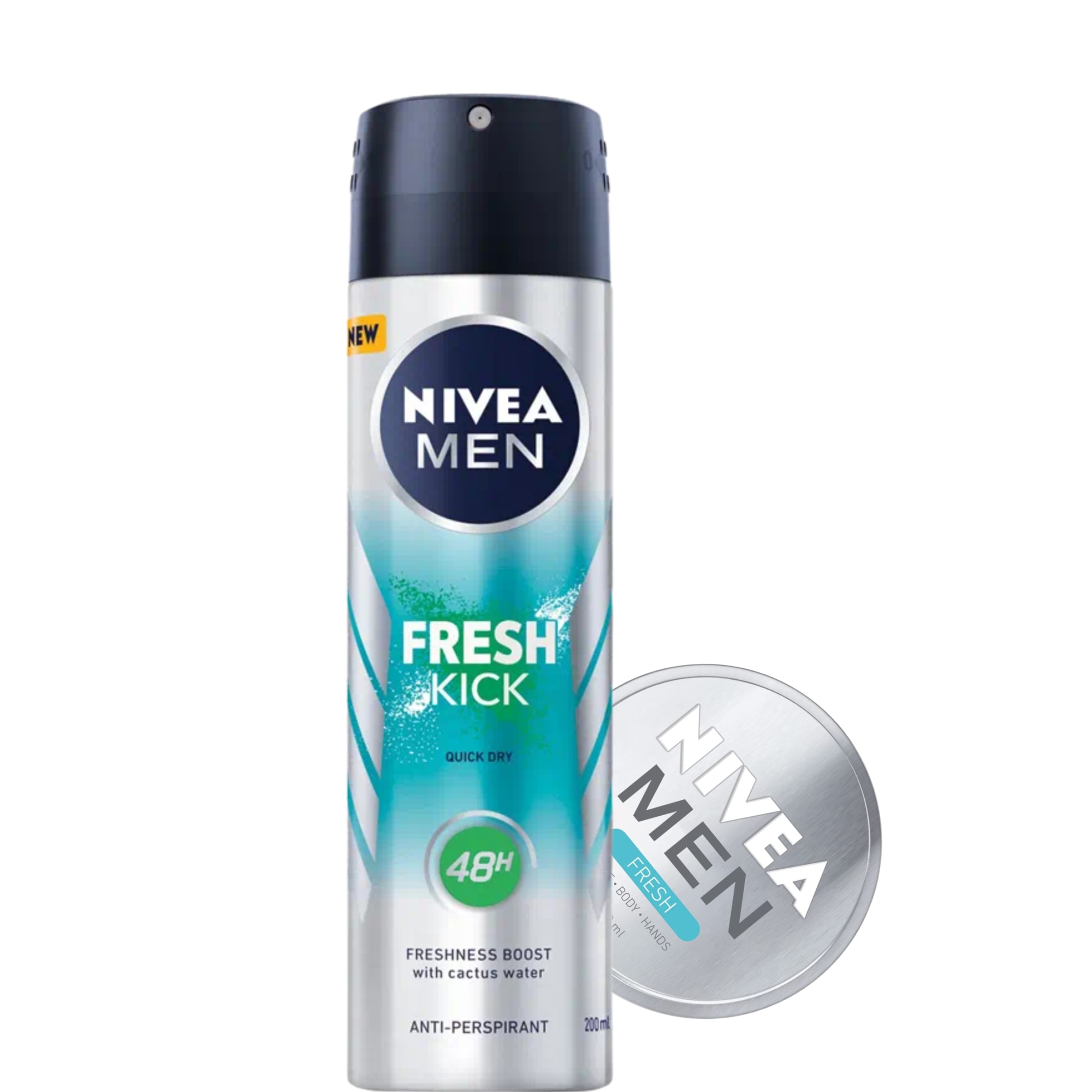 Комплект Nivea Sensitive, Fresh Kick, 3 части, За мъже, Включва Душ гел ...