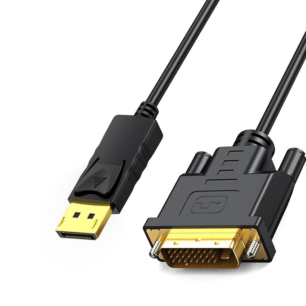 Cablu DisplayPort la DVI, Unidirectional, 2m, Negru - eMAG.ro
