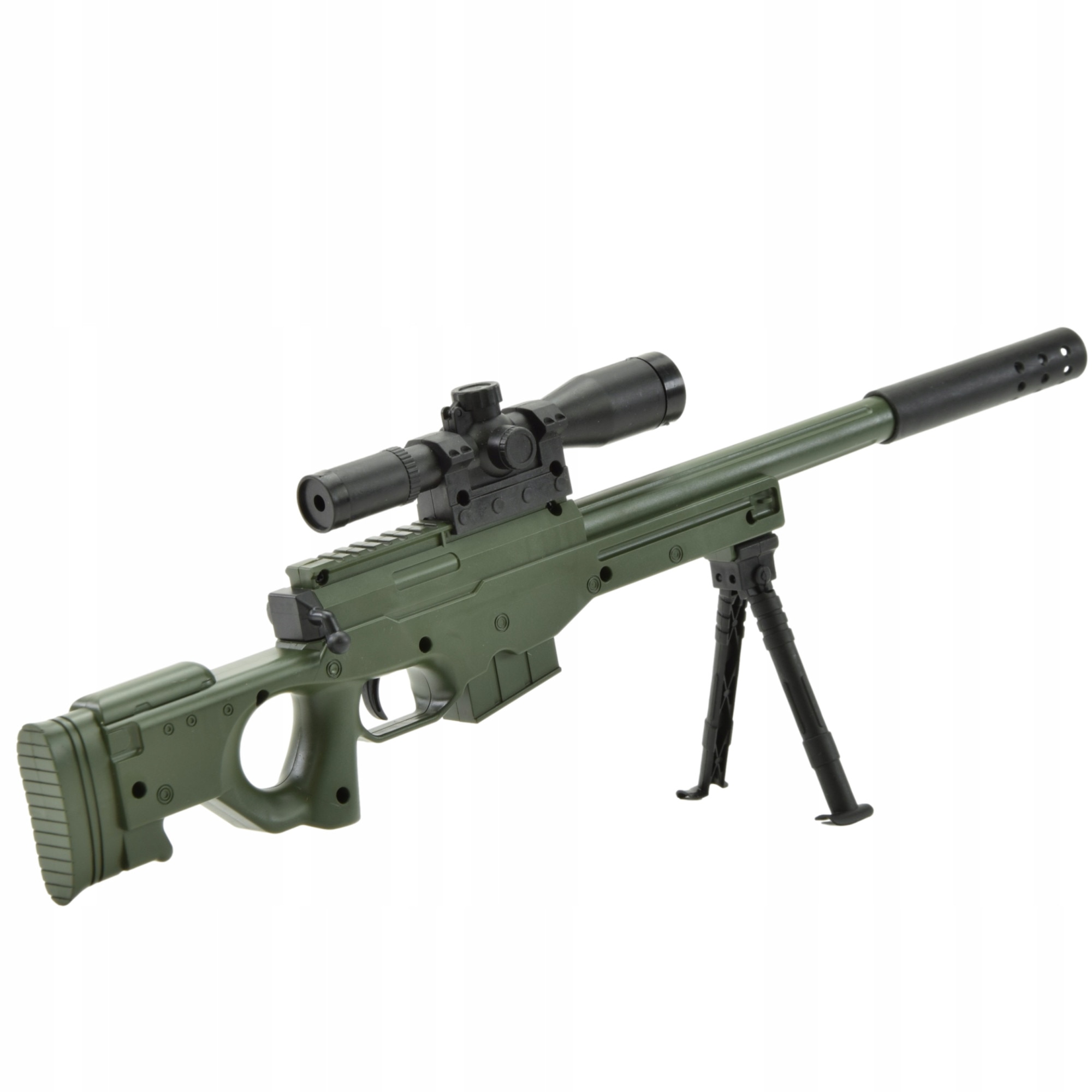 Pusca cu luneta de jucarie pentru bile de gel, Plastic/ABS, 14 ani+ ...