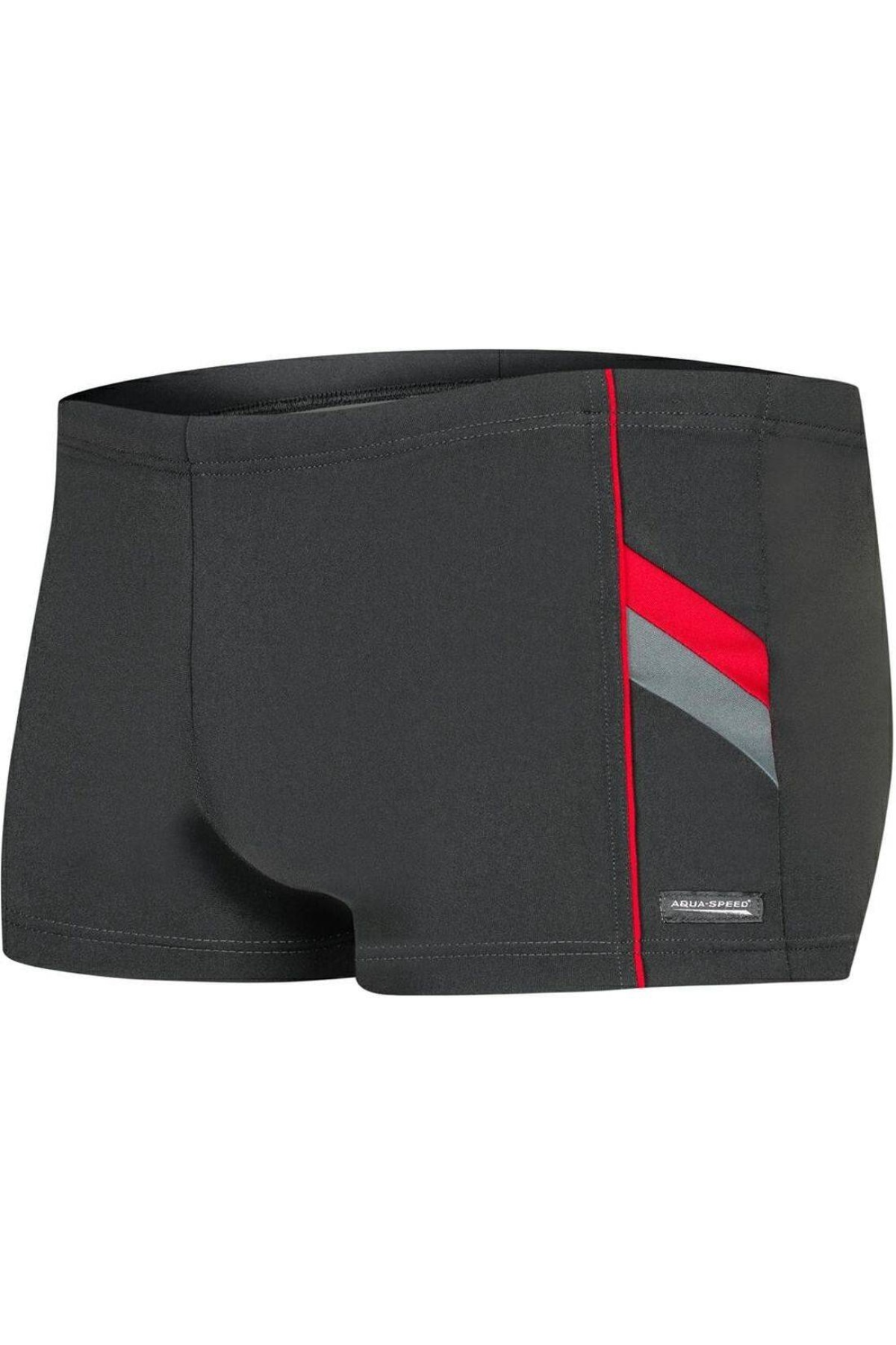 Boxeri de baie pentru barbati, Aqua Speed, Poliester, Gri inchis, L ...