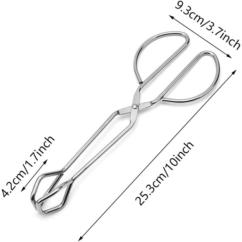 Set 2 clesti gratar, ComResi®, Inox, Argintiu - eMAG.ro