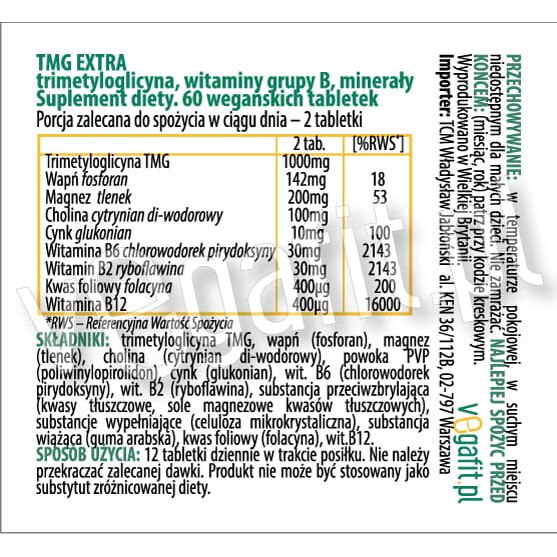 Complex TMG de multivitamine/minerale, Veganicity, 60 tablete - eMAG.ro