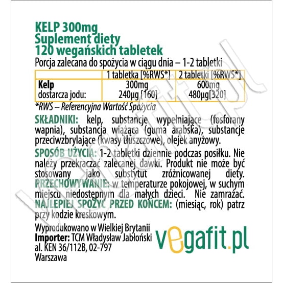 Supliment alimentar cu Iod, Veganicity, 300mg - eMAG.ro