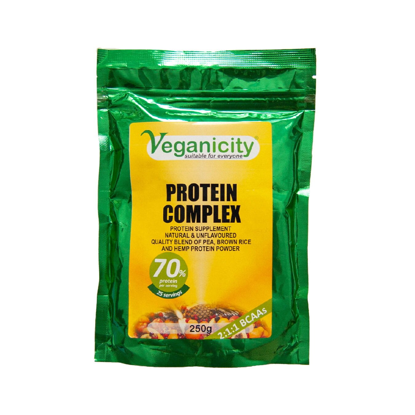 Complex de proteine, Veganicity, Vegan, 250g - eMAG.ro