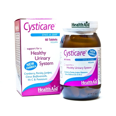Supliment pentru sistemul urinar Cysticare, Health Aid, 60 tablete ...