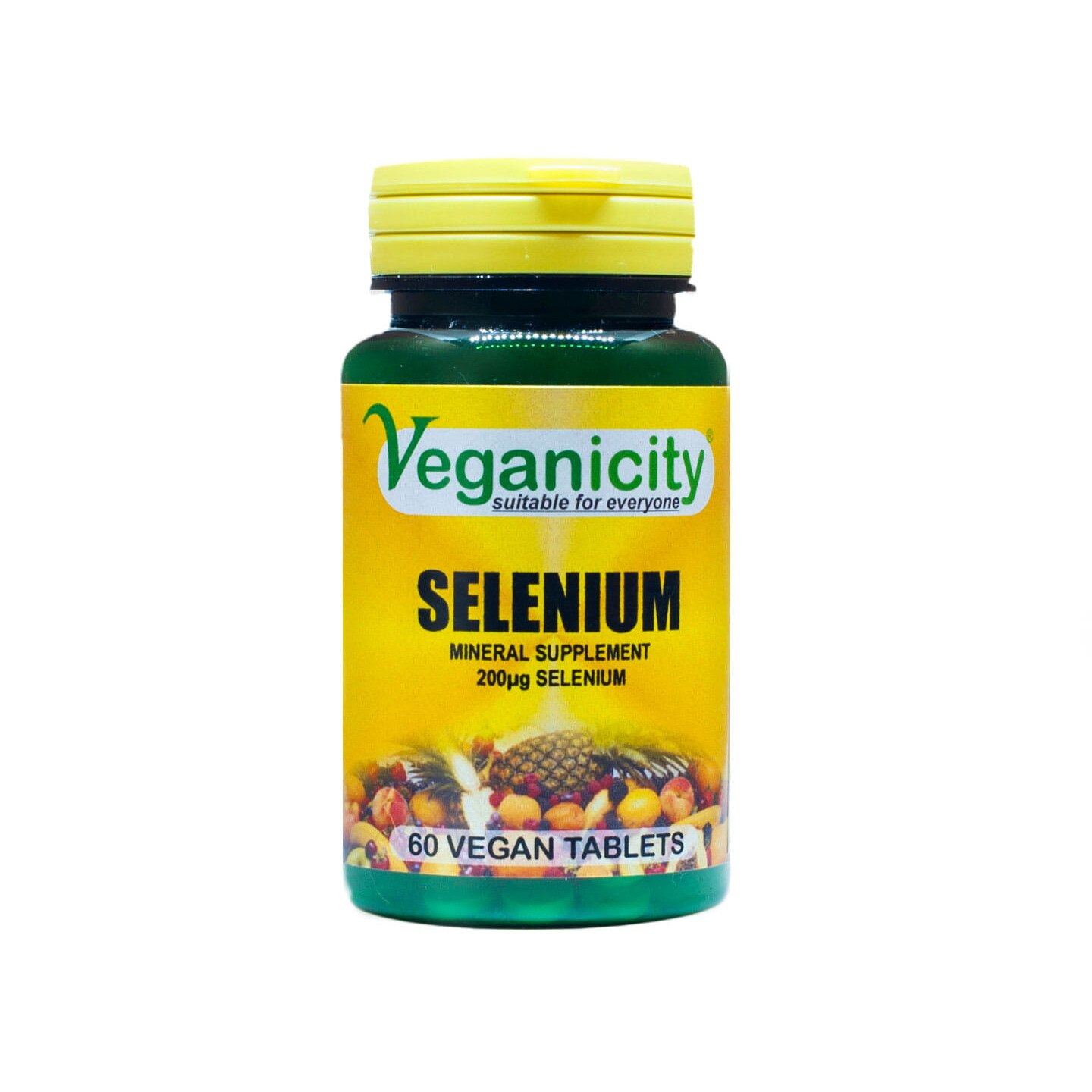 Supliment alimentar cu Seleniu, Veganicity, 200 mg, 60 tablete - eMAG.ro