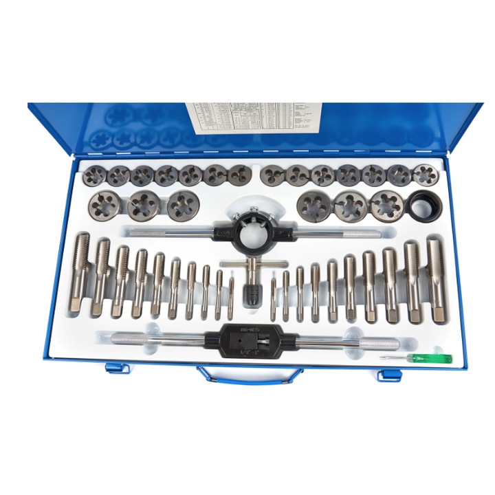 Trusa filiere si tarozi 45 piese m6- m24 - eMAG.ro