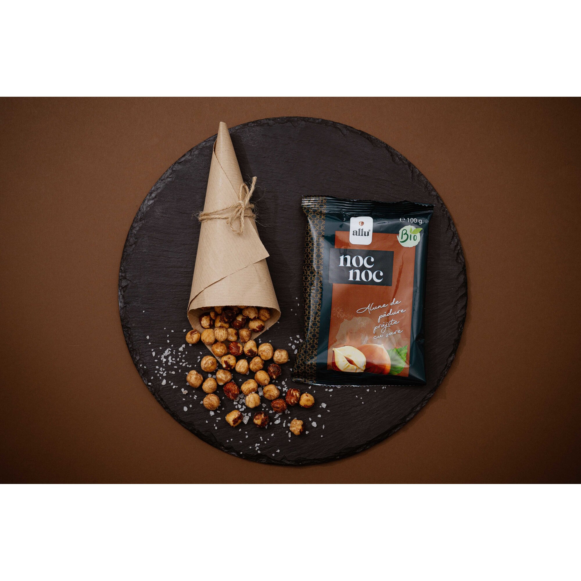 Alune de padure prajite cu sare, Allu, 100g - eMAG.ro