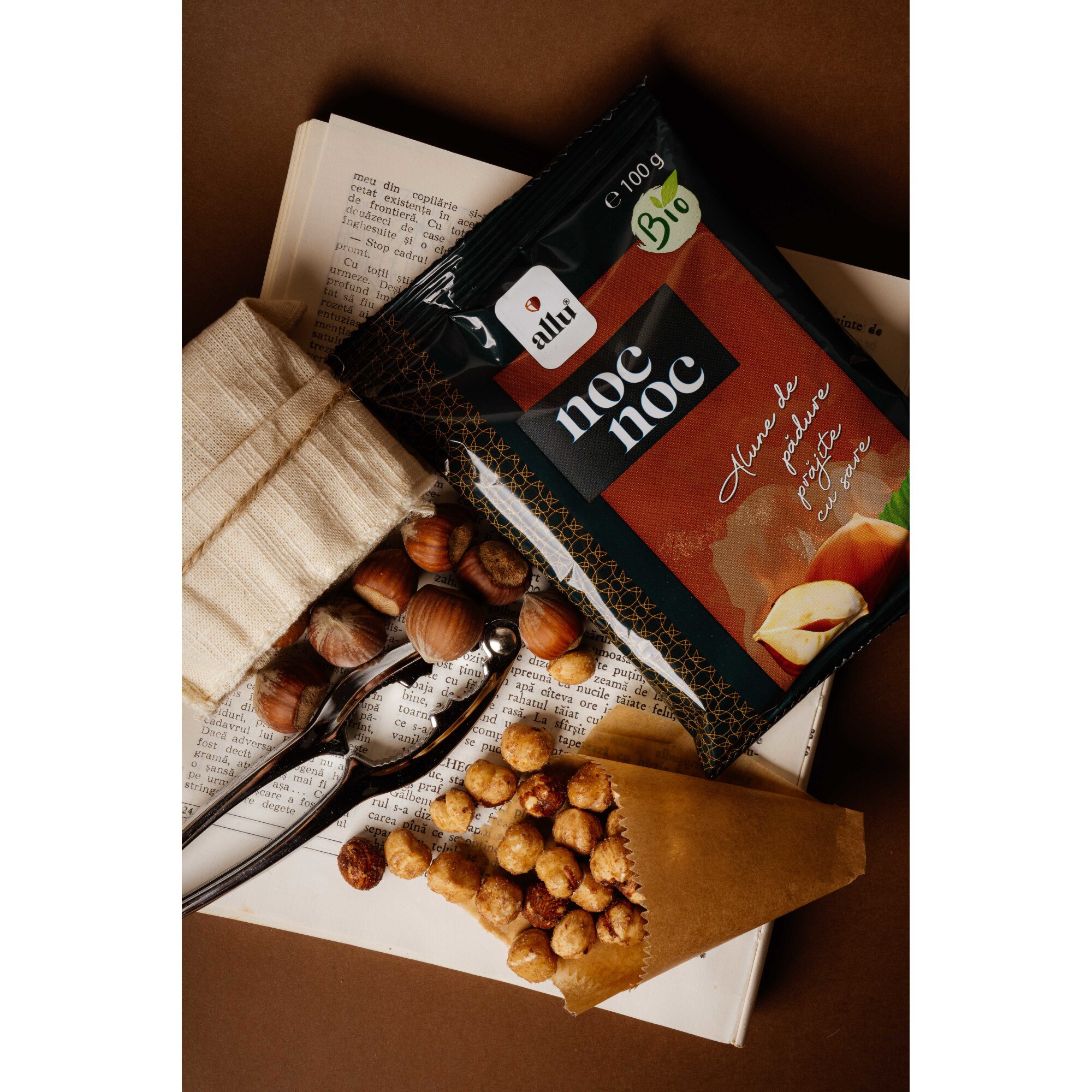 Alune de padure prajite cu sare, Allu, 100g - eMAG.ro