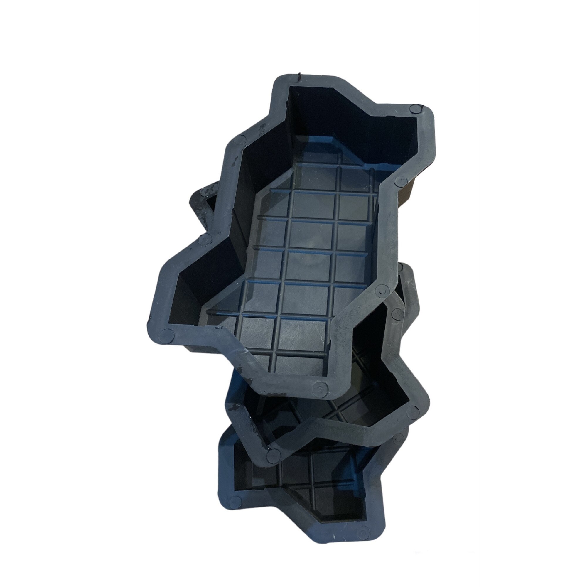 Set 3 Matrite Pavaj, Model Puzzle, 21x10x6cm, Model Frunza, Trafic Greu ...